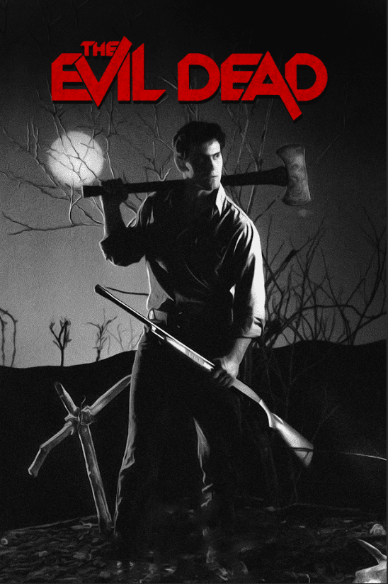 The Evil Dead 1981 Poster 24x36 - Horror Classic Sam Raimi Cult Film ...