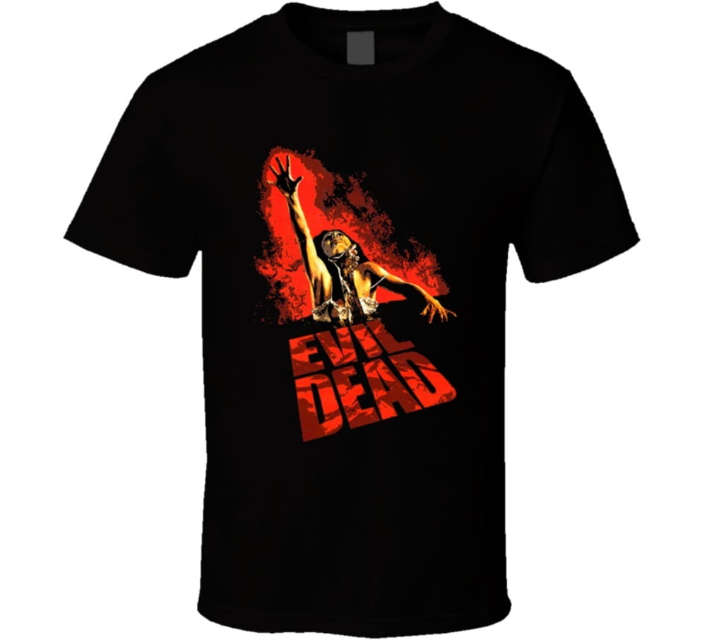 The Evil Dead 80s Horror Classic Cult Poster Fan T Shirt - Walmart.com