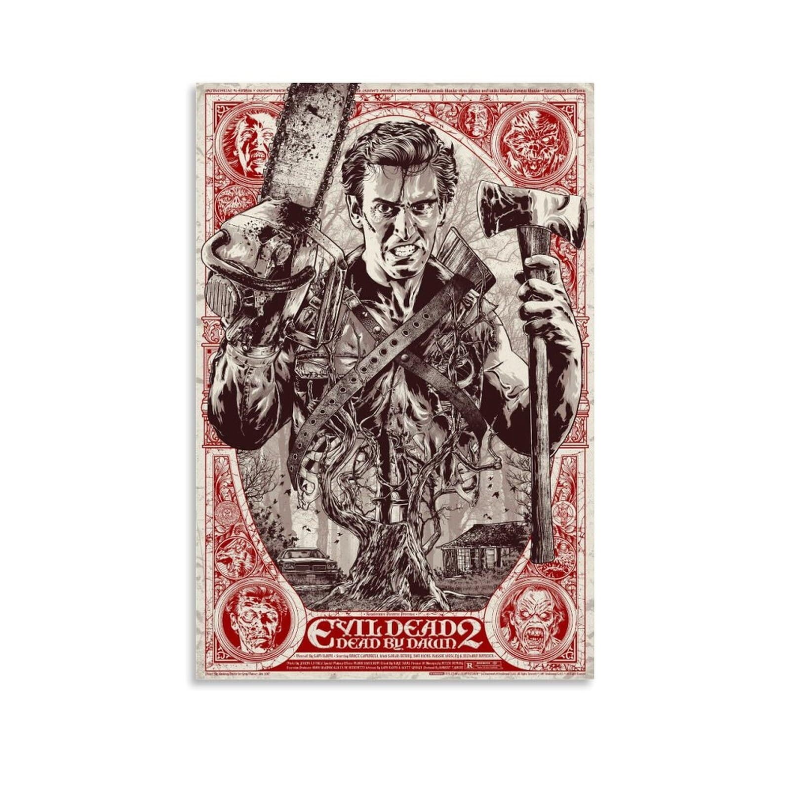 The Evil Dead Poster Horror Movie Posters Canvas Wall Art Living Room ...