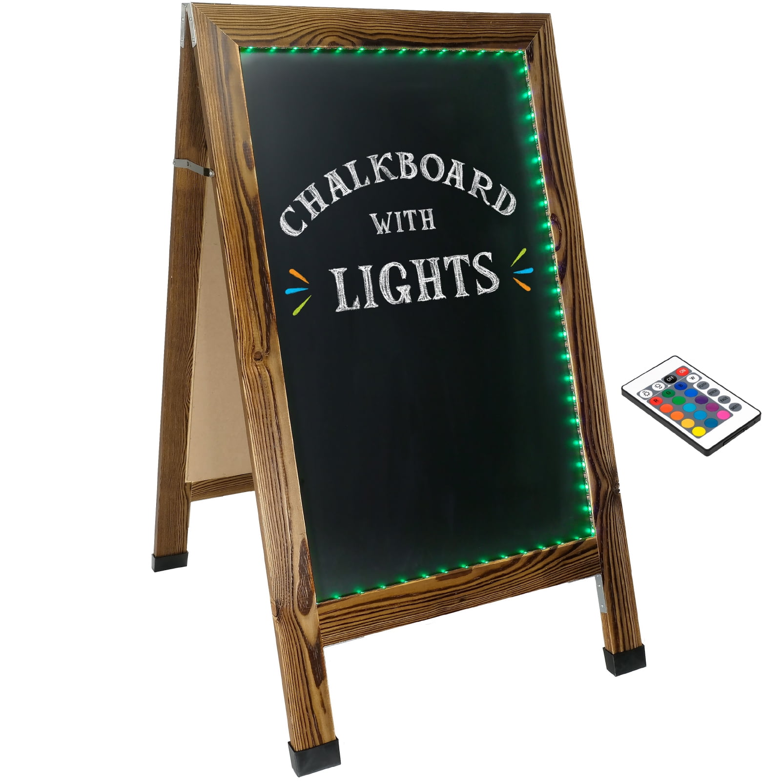 Excello Global Large Light Chalk Blackboard, Indestructible LED, Heavy ...