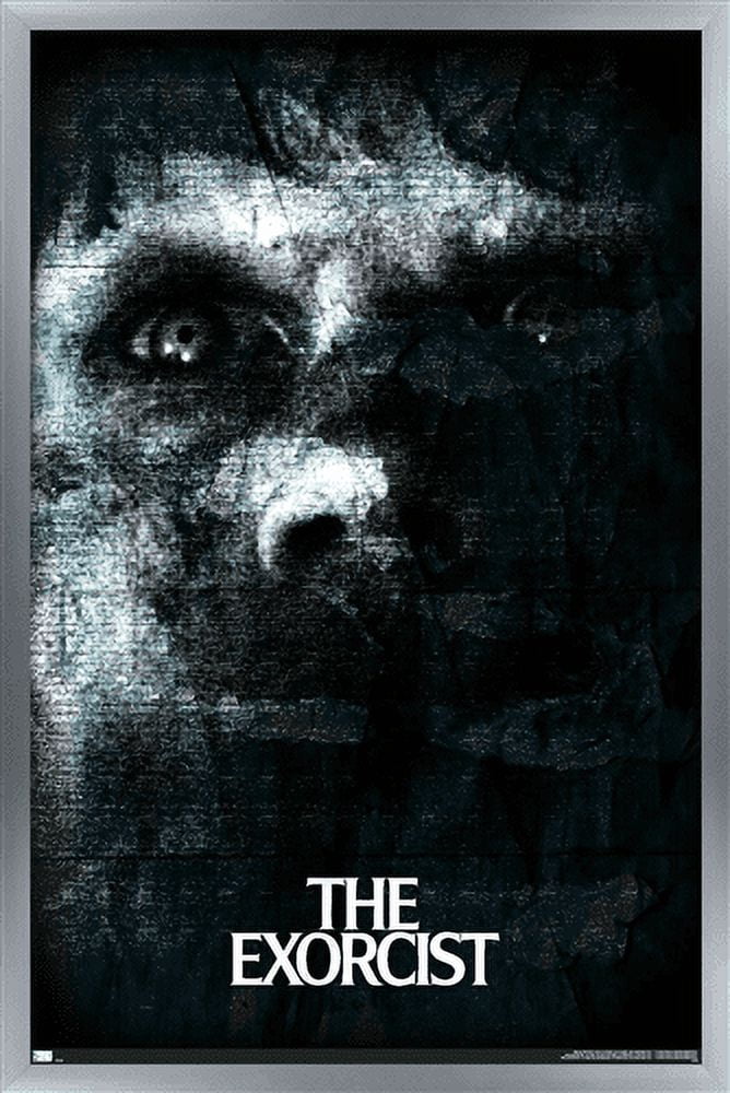 The Exorcist - Face Wall Poster, 22.375" x 34", Framed - Walmart.com