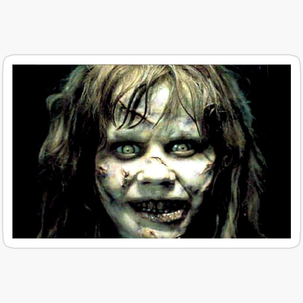 The Exorcist Horror Movie Sticker Phone Decal Water Bottle Stickers Car ...
