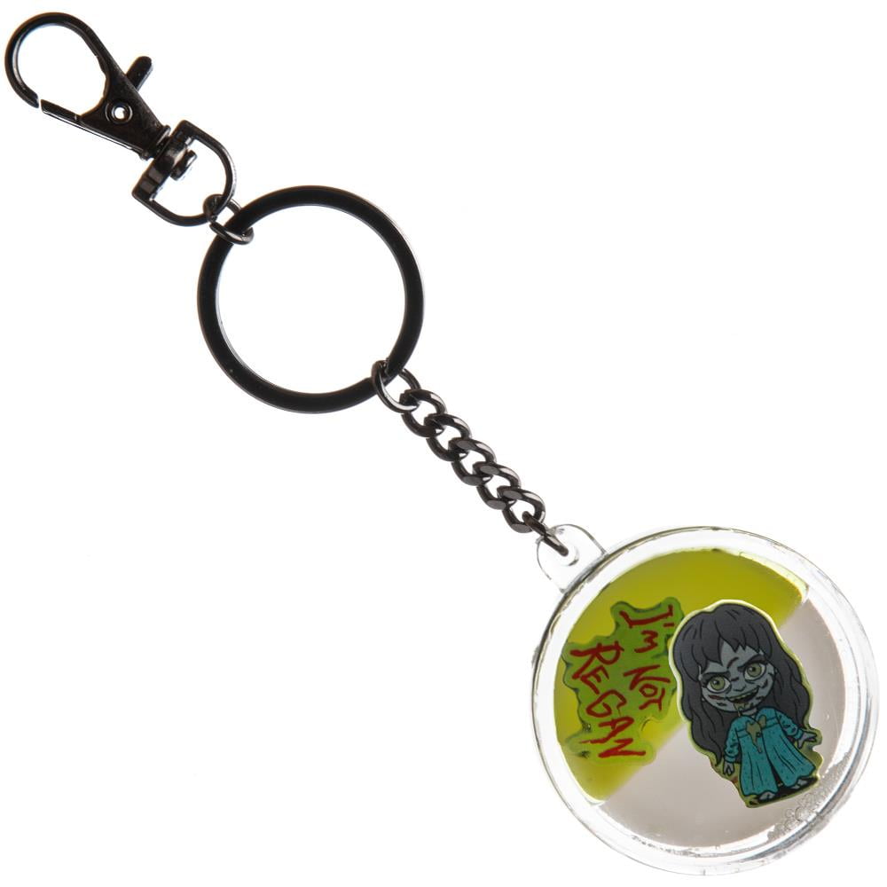 The Exorcist Liquid Oil Filled Keychain w/ Floating Art - Walmart.com