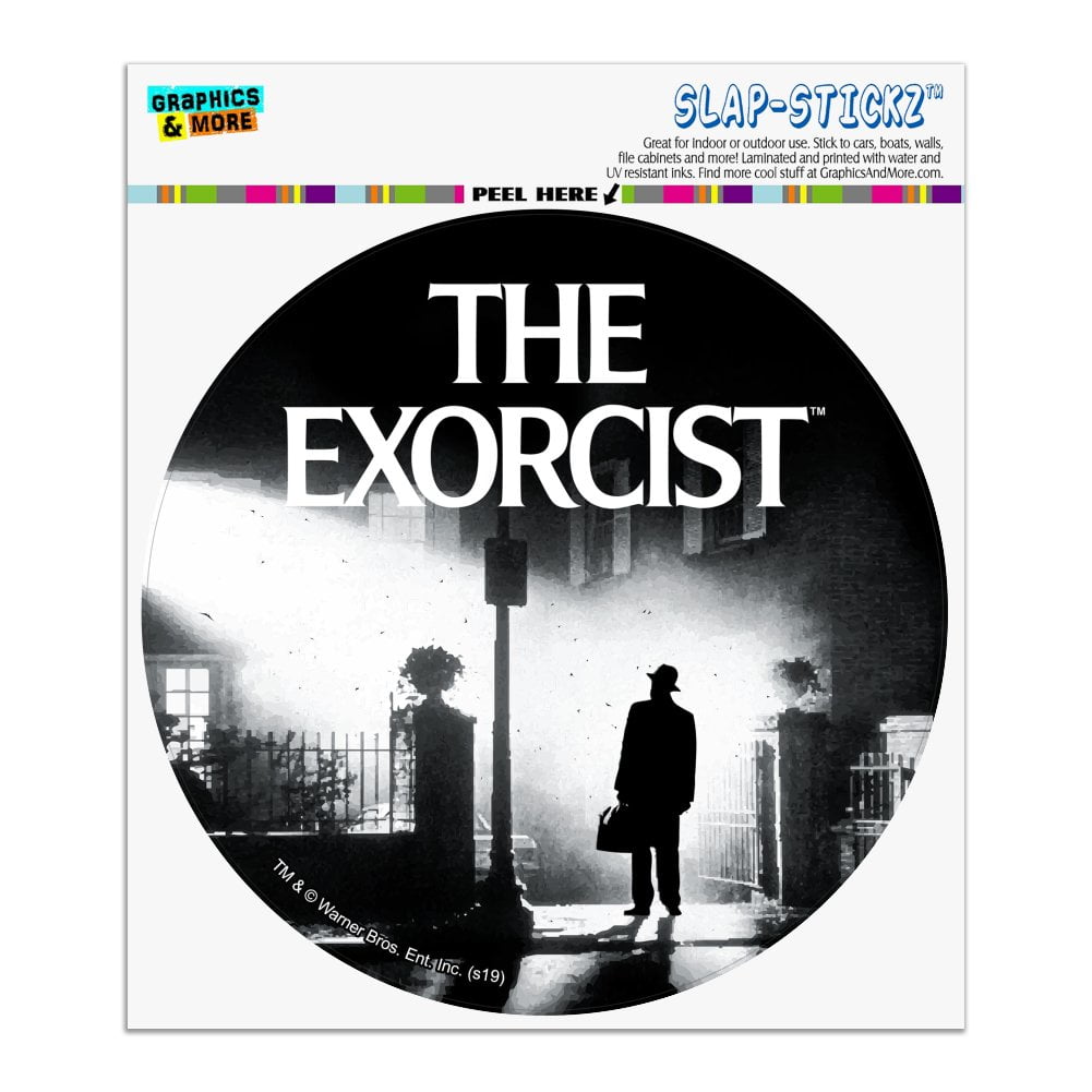 The Exorcist Logo and Silhouette Automotive Car Window Locker Circle ...
