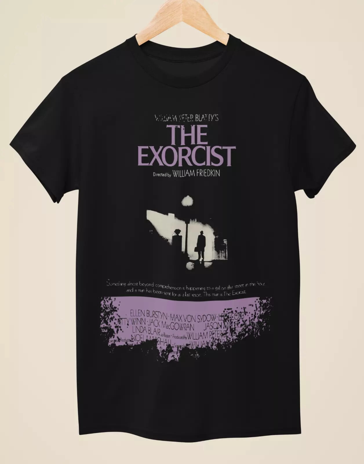 The Exorcist - Movie Poster Inspired Unisex Black T-Shirt - Walmart.com
