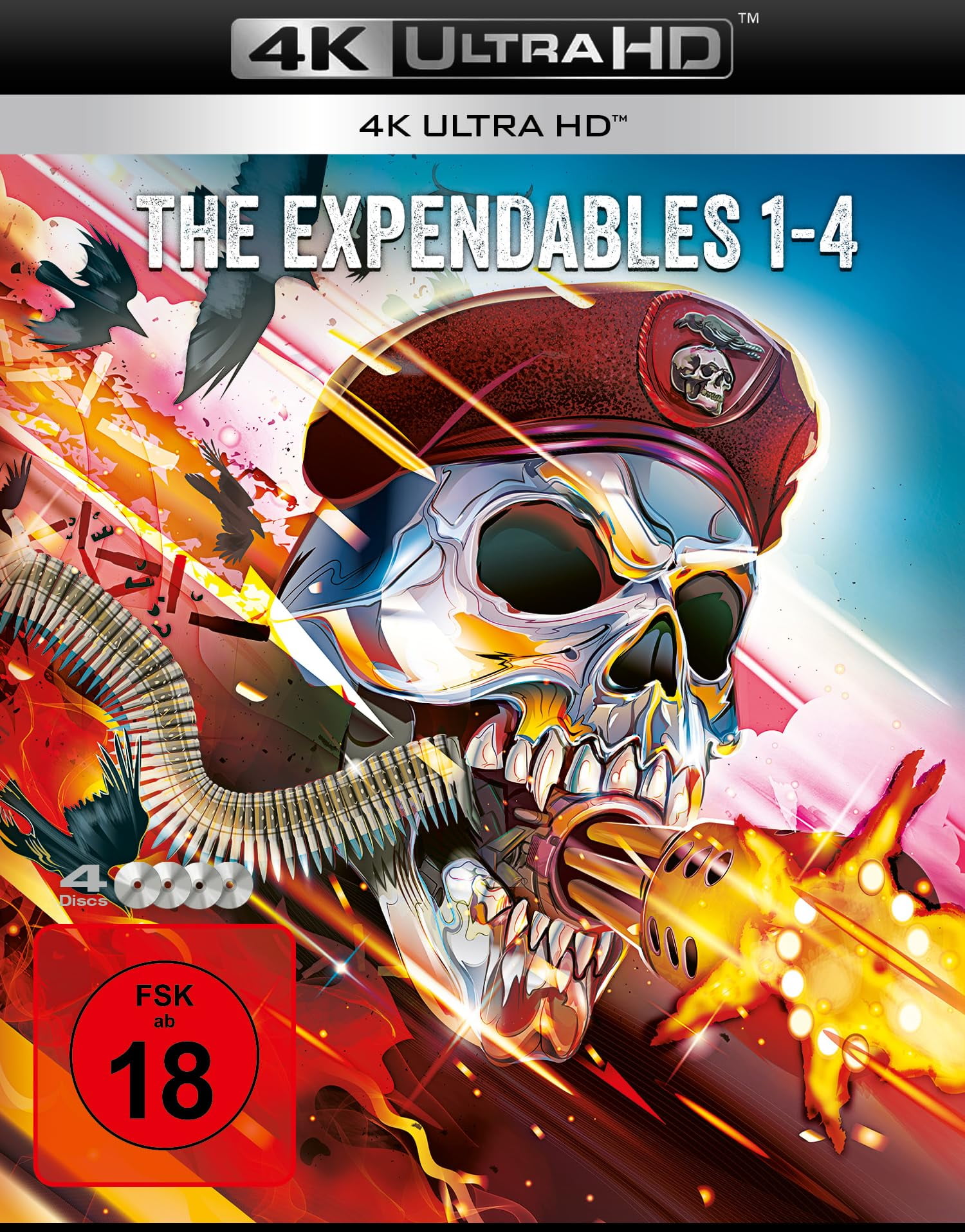 The Expendables 1-4 (4K Ultra HD) (4K Ultra HD) Sylvester Stallone ...