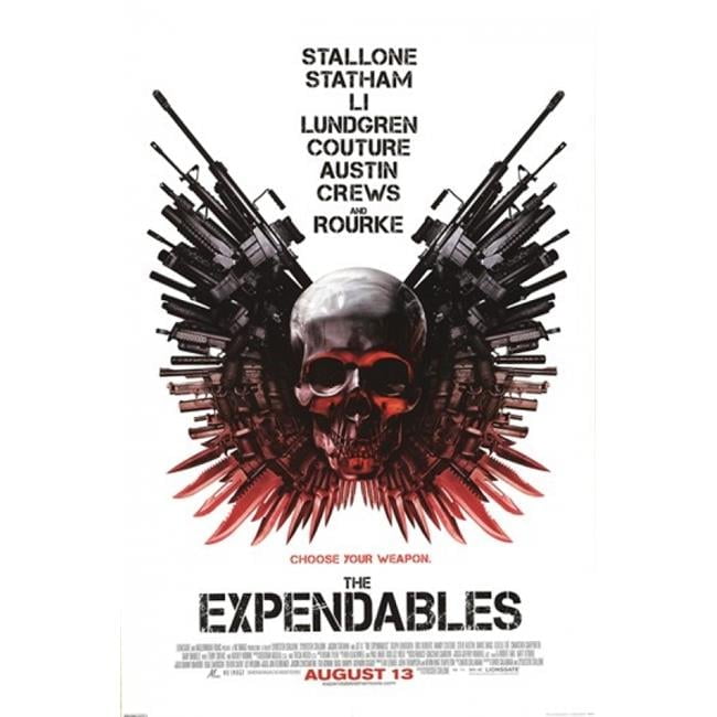 The Expendables - Skull One Sheet Poster Print - Walmart.com