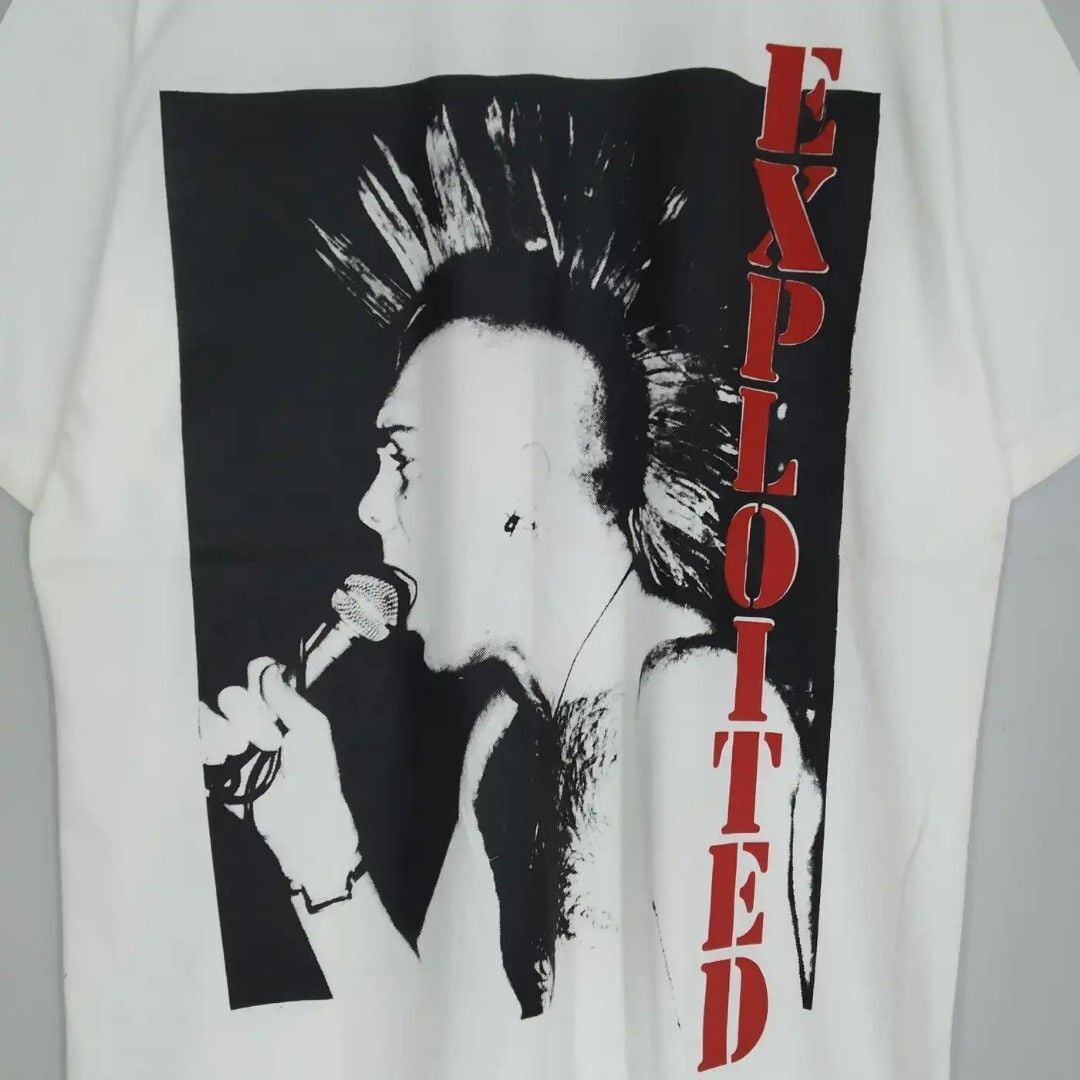 The Exploited Band Members White Heavy Cotton All Size Shirt - Walmart.com