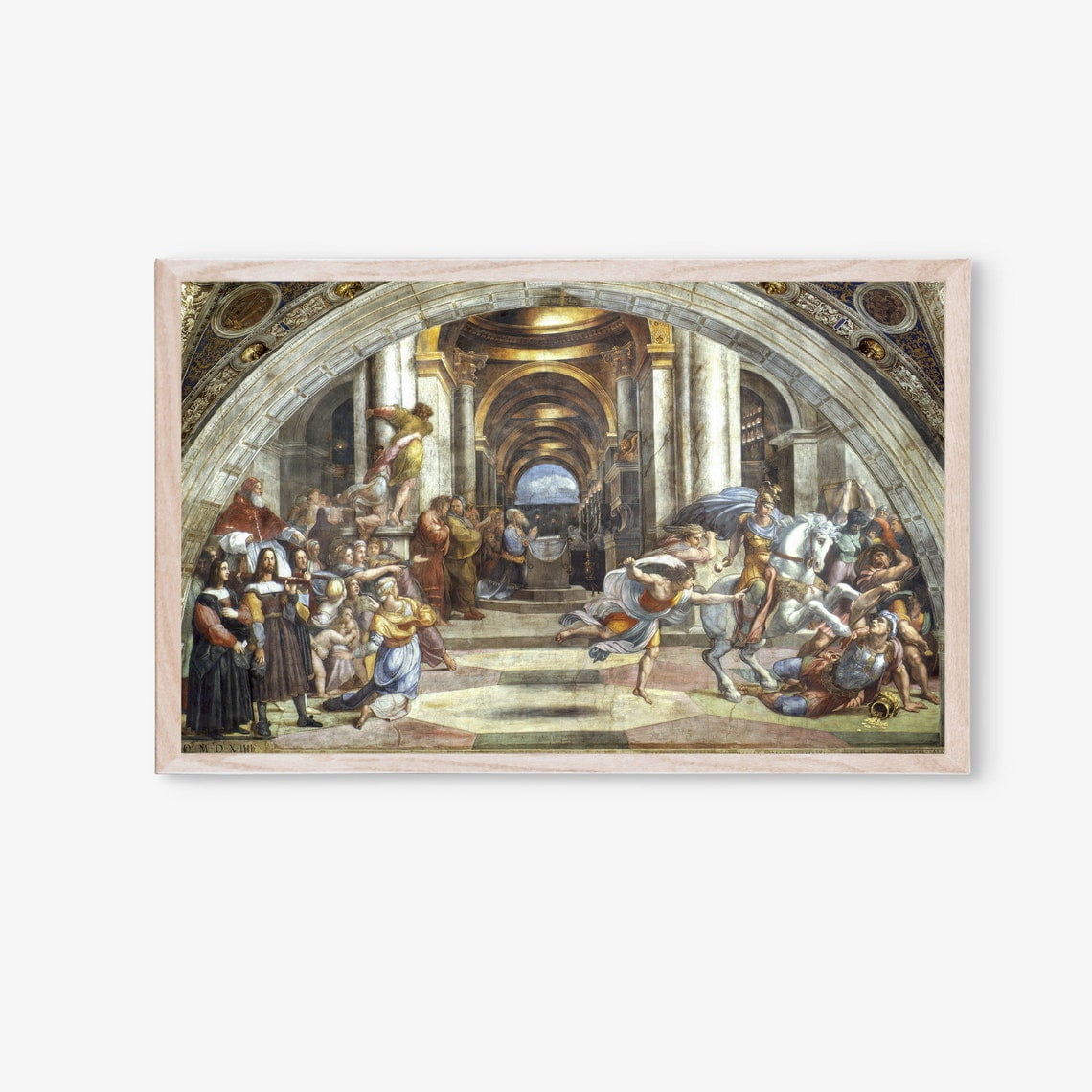 The Expulsion Of Heliodorus From The Temple, Rennaisance, Museum ...