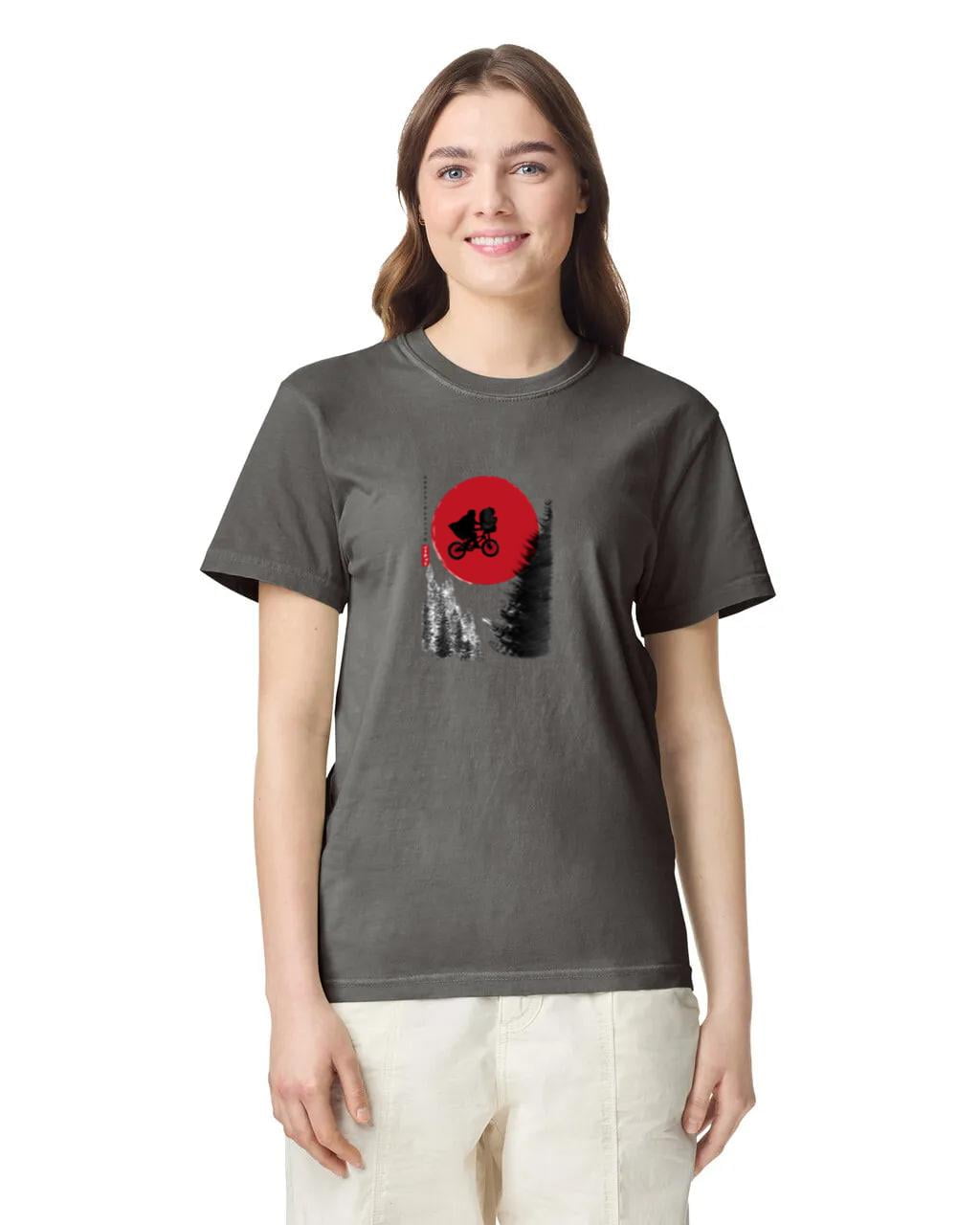 The Extra Terrestrial In Japan ET Tee Comfort Colors Soft Garment Ukiyoe Art up to 4XL - Walmart.com