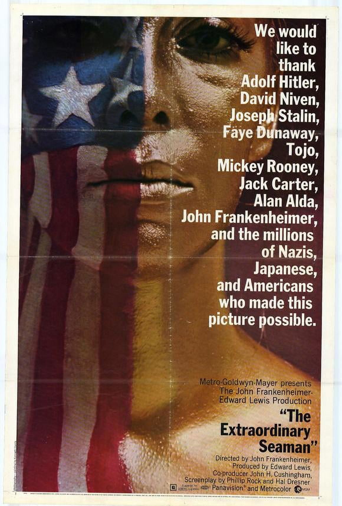 The Extraordinary Seaman - movie POSTER (Style A) (27" x 40") (1969 ...