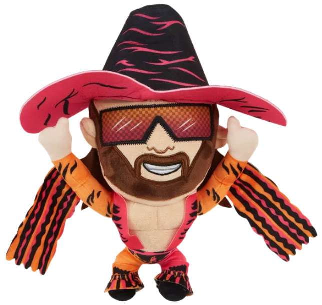 WWE Wrestling Macho Man Randy Savage Kids Plush Doll (9 Inches ...