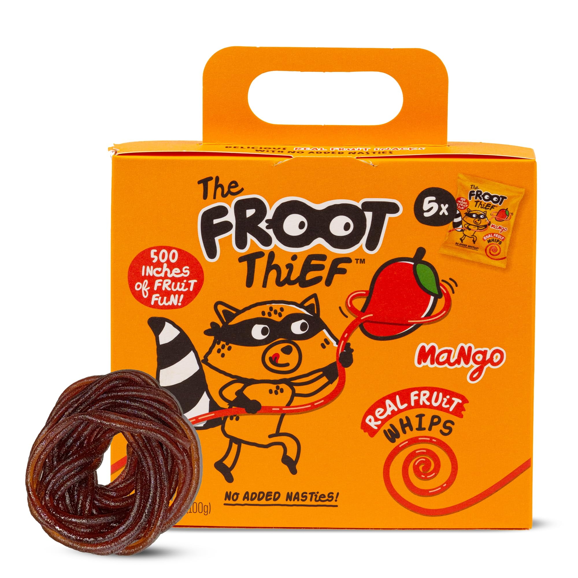 The FROOT Thief Real TGF4 Fruit Snack Whips, Mango, Nut Free, Perfect ...