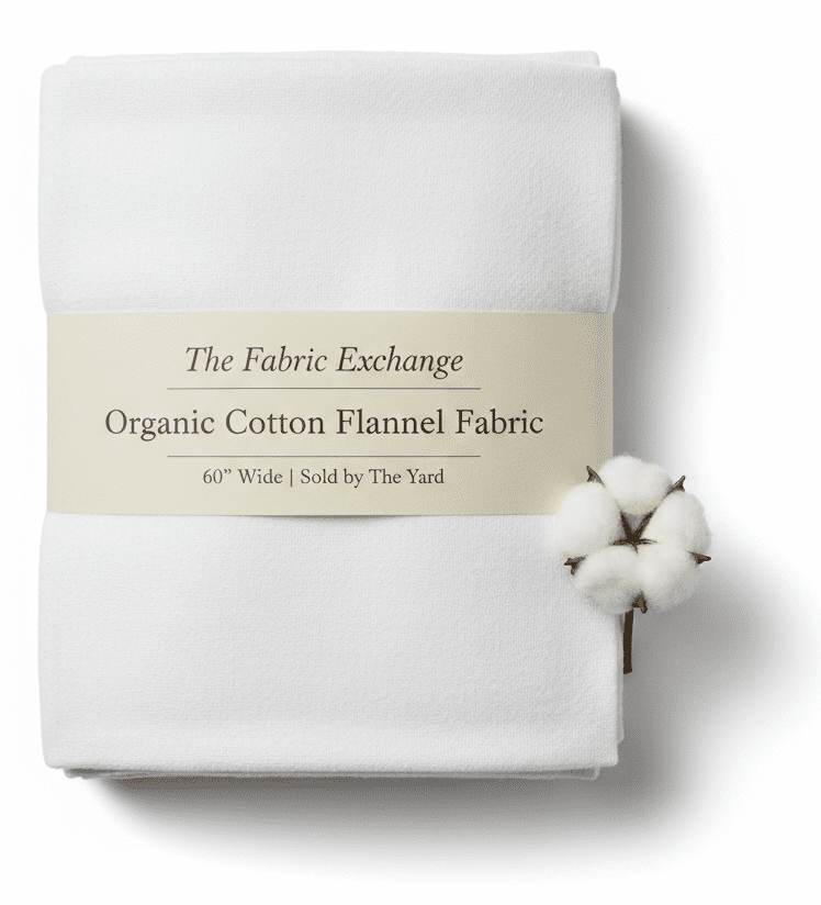 The Fabric Exchange Organic Cotton, Flannel Fabric, 60" Wide, Sold by ...
