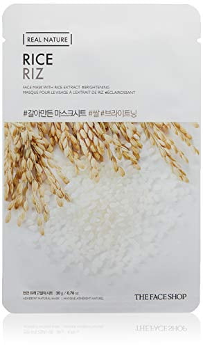 The Face Shop Real Nature Face Mask | Brightens Dull & Rough Skin ...