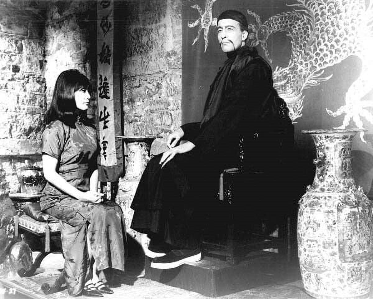 The Face of Fu Manchu 1965 Tsai Chin & Christopher Lee seated 24x30 ...