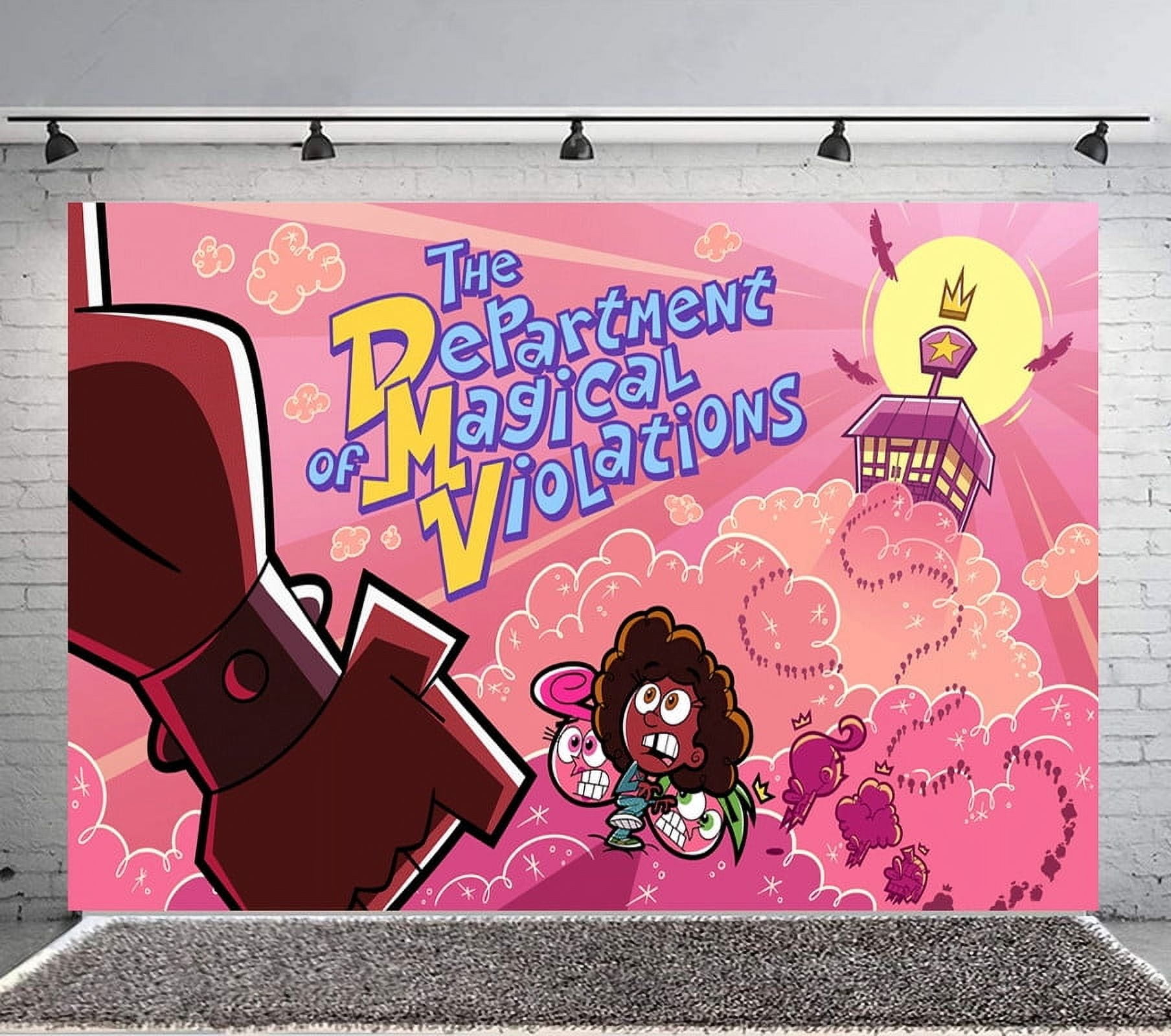 The Fairly OddParents A New Wish Backdrop Banner Party Supplies Poster ...