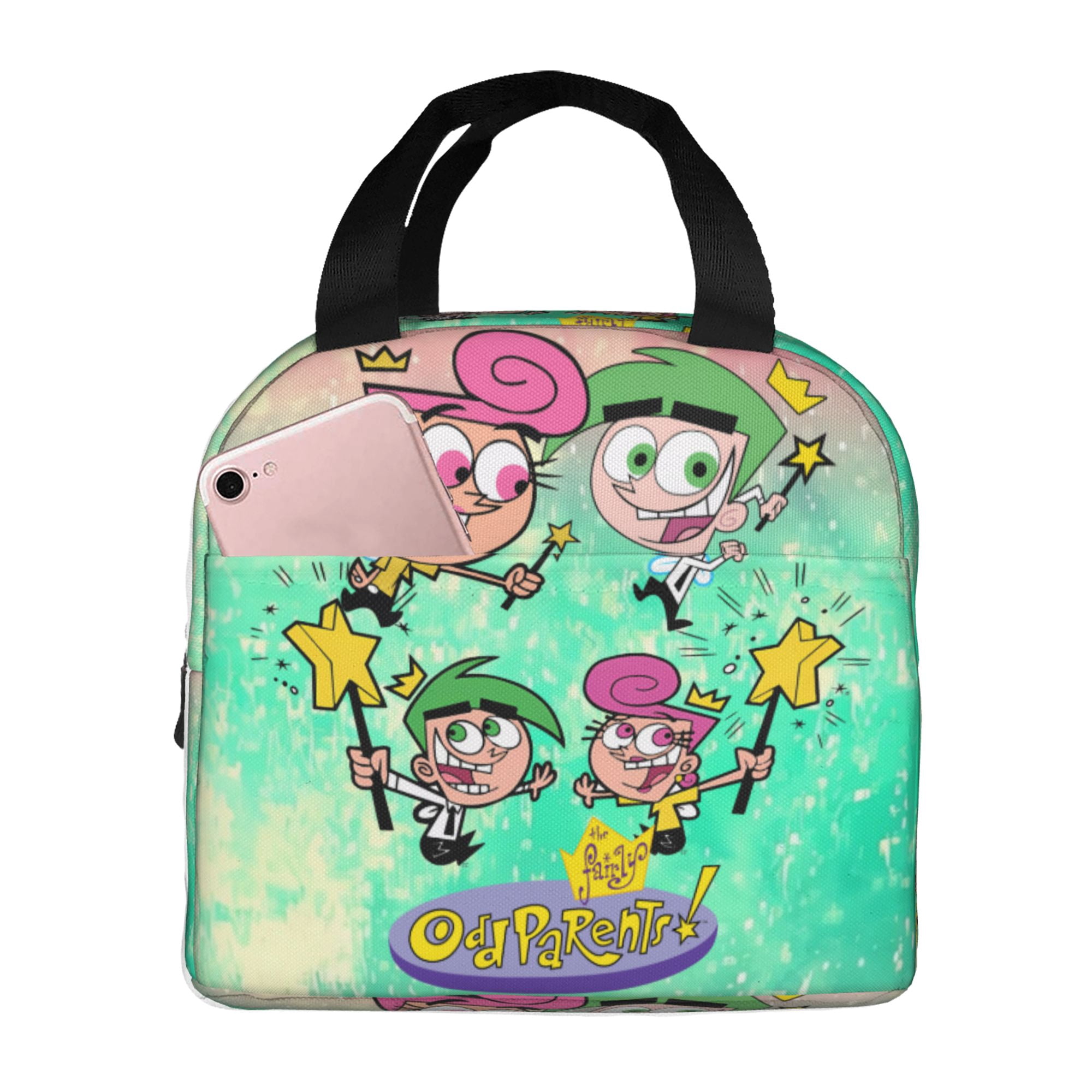 The Fairly Oddparents Lunch Bag Tote Bag Insulated Lunch Box Picnic ...