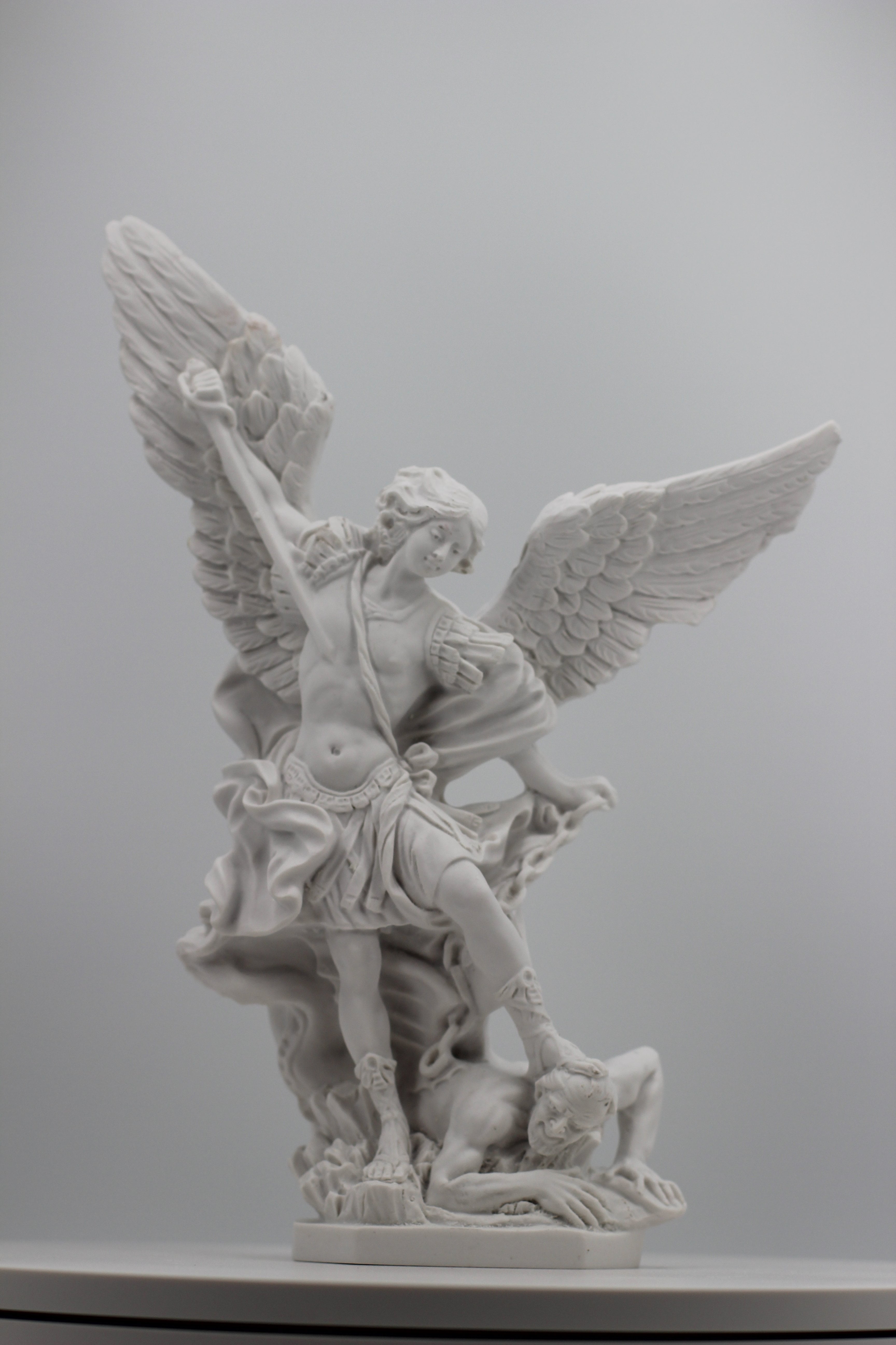 The Faith Gift Shop Saint Michael The Archangel Resin Stone Statue ...