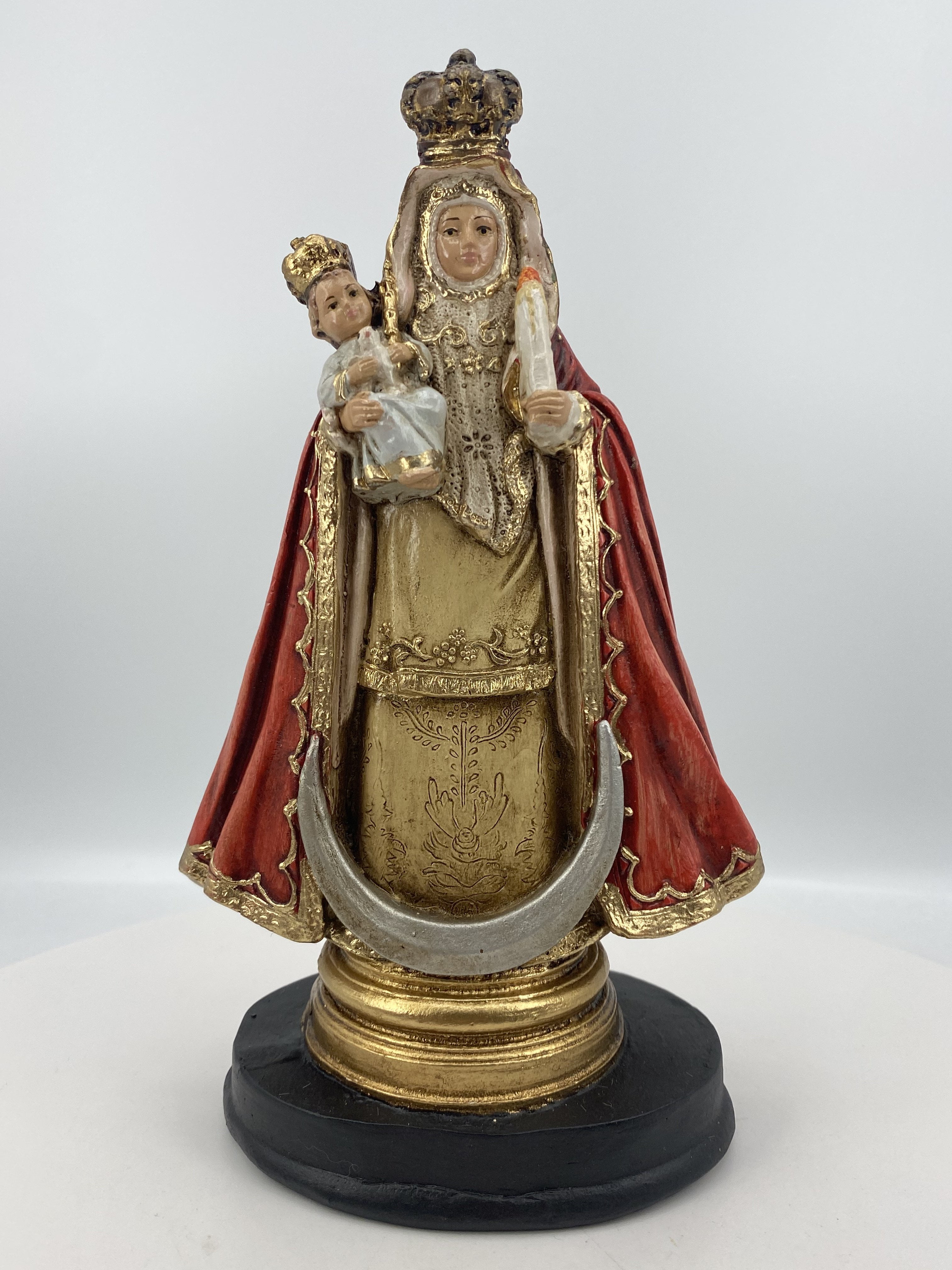 The Faith Gift Shop Virgin of Candelaria/Our Lady of Candle Resin Stone ...
