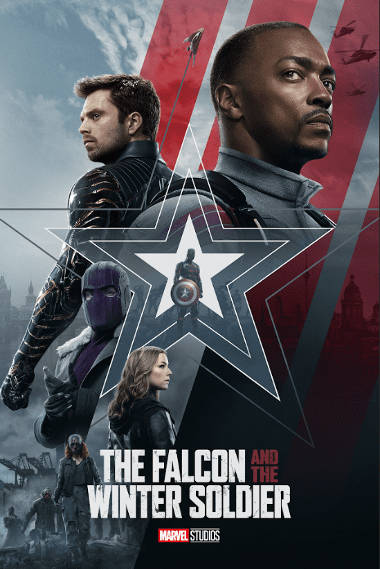 The Falcon and the Winter Soldier 2021 Poster 24x36 Marvel Action Art ...