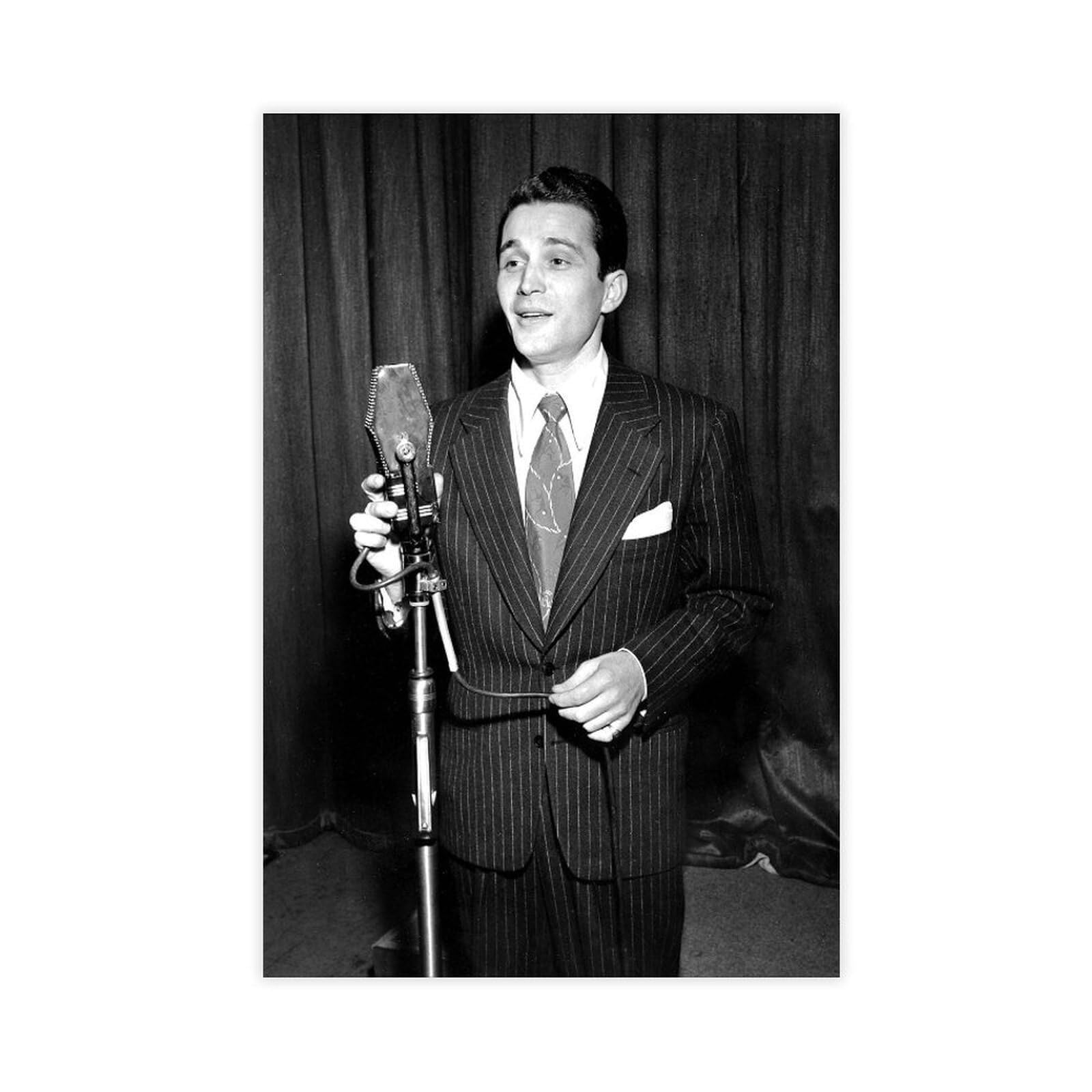 The Famous American Singer Perry Como Retro Poster Posters for ...