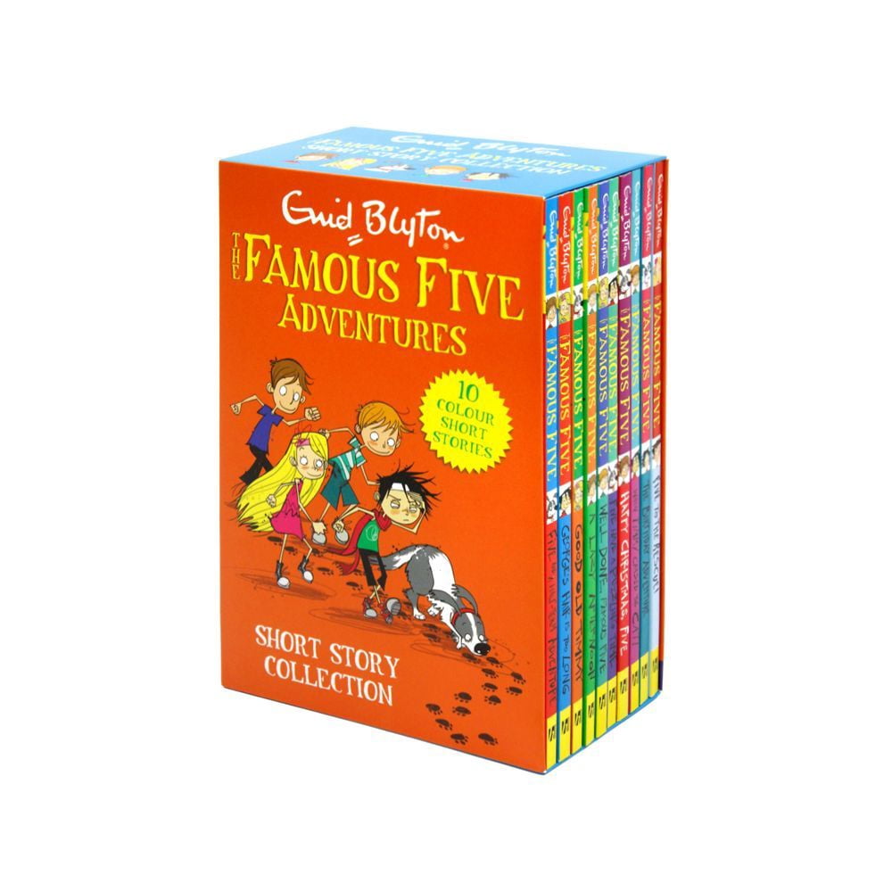 Enid Blyton Famous Five Adventures Short Story Collection 10 Books Box ...
