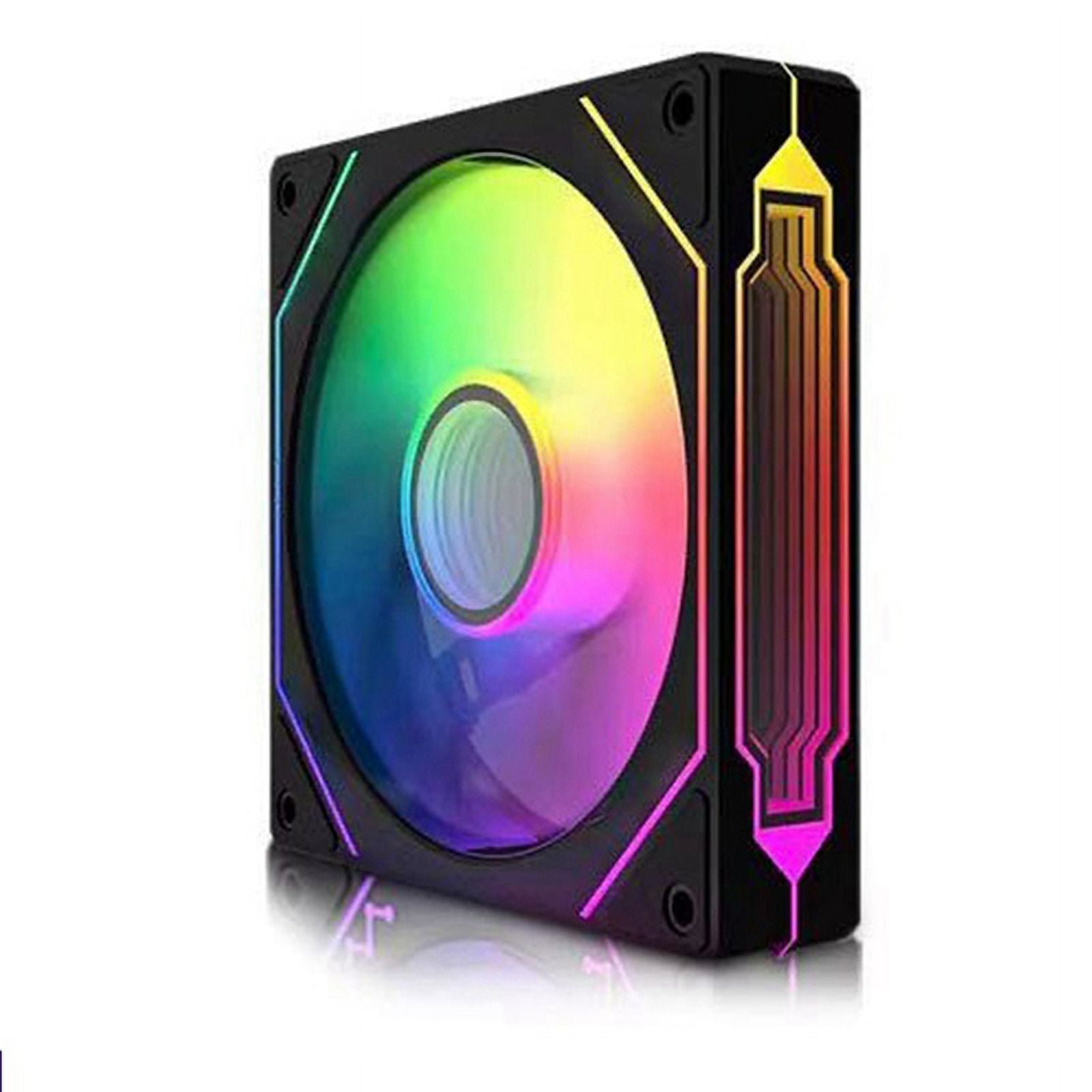 The Fan Side of the Prism 6Pro Chassis Supports ARGB Synchronized PWM ...