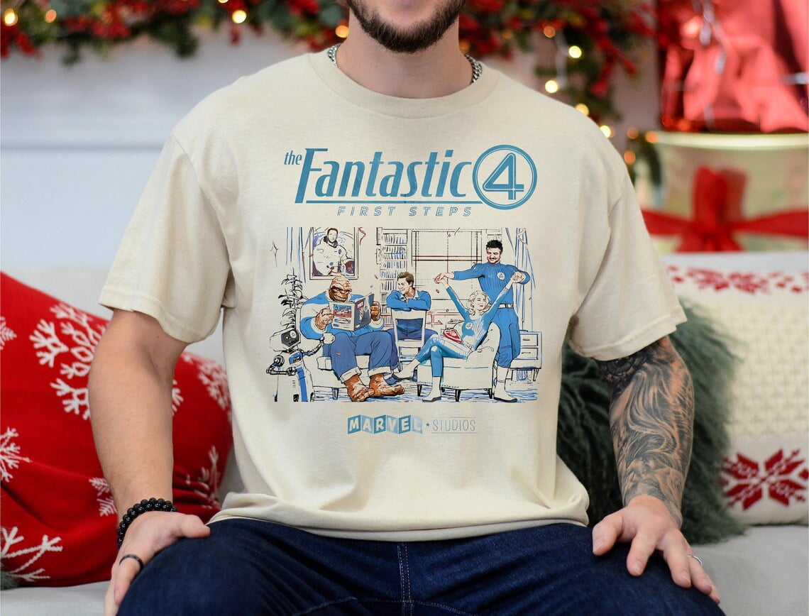 The Fantastic Four First Steps Marvel T-Shirt, X-Men Shirt Johnny Storm ...