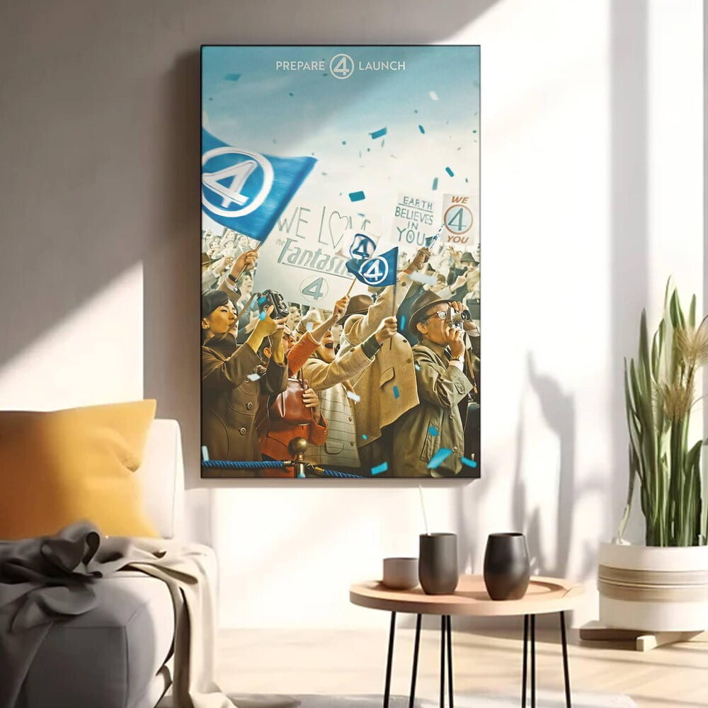 The Fantastic Four First Steps Mcu Movie Poster, Fantastic Four First ...