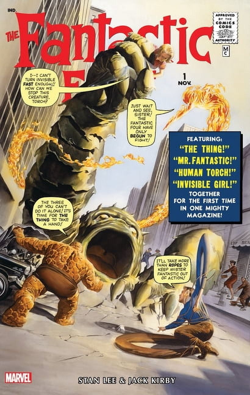 The Fantastic Four Omnibus Vol. 1 Alex Ross Cover [New Printing 3], (Hardcover) - Walmart.com