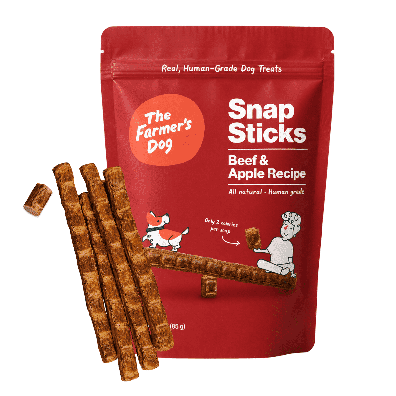 The Farmer's Dog Snap Sticks, All Natural Human Grade Training Treats ...
