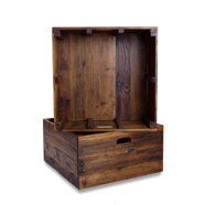 Storex Large Storage and Filing Crate with Comfort Handles, Red/White ...