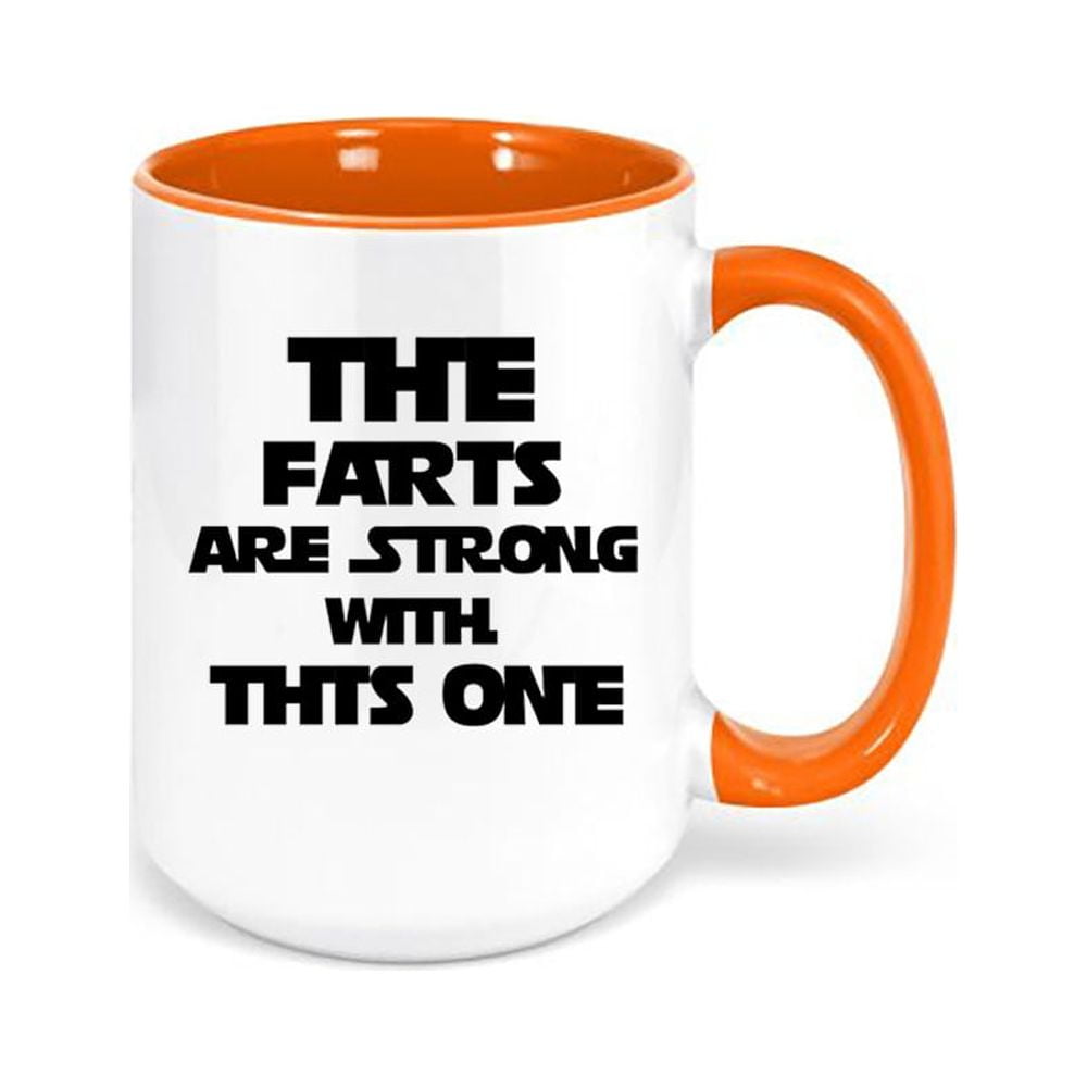 The Farts Are Strong With This One, Funny Coffee Mugs, Star Wars Mug ...