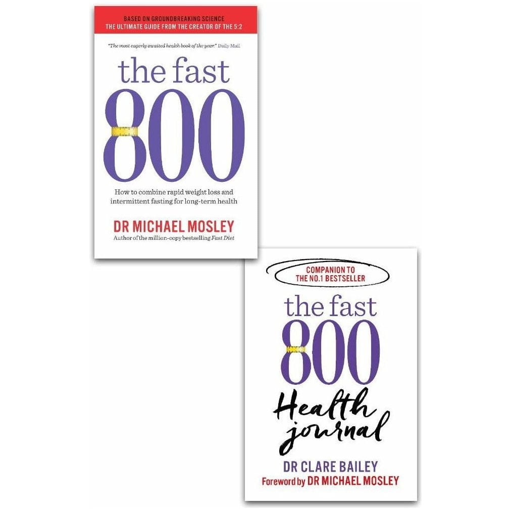 The Fast 800 & The Fast 800 Health 2 Books Collection Set by Michael ...