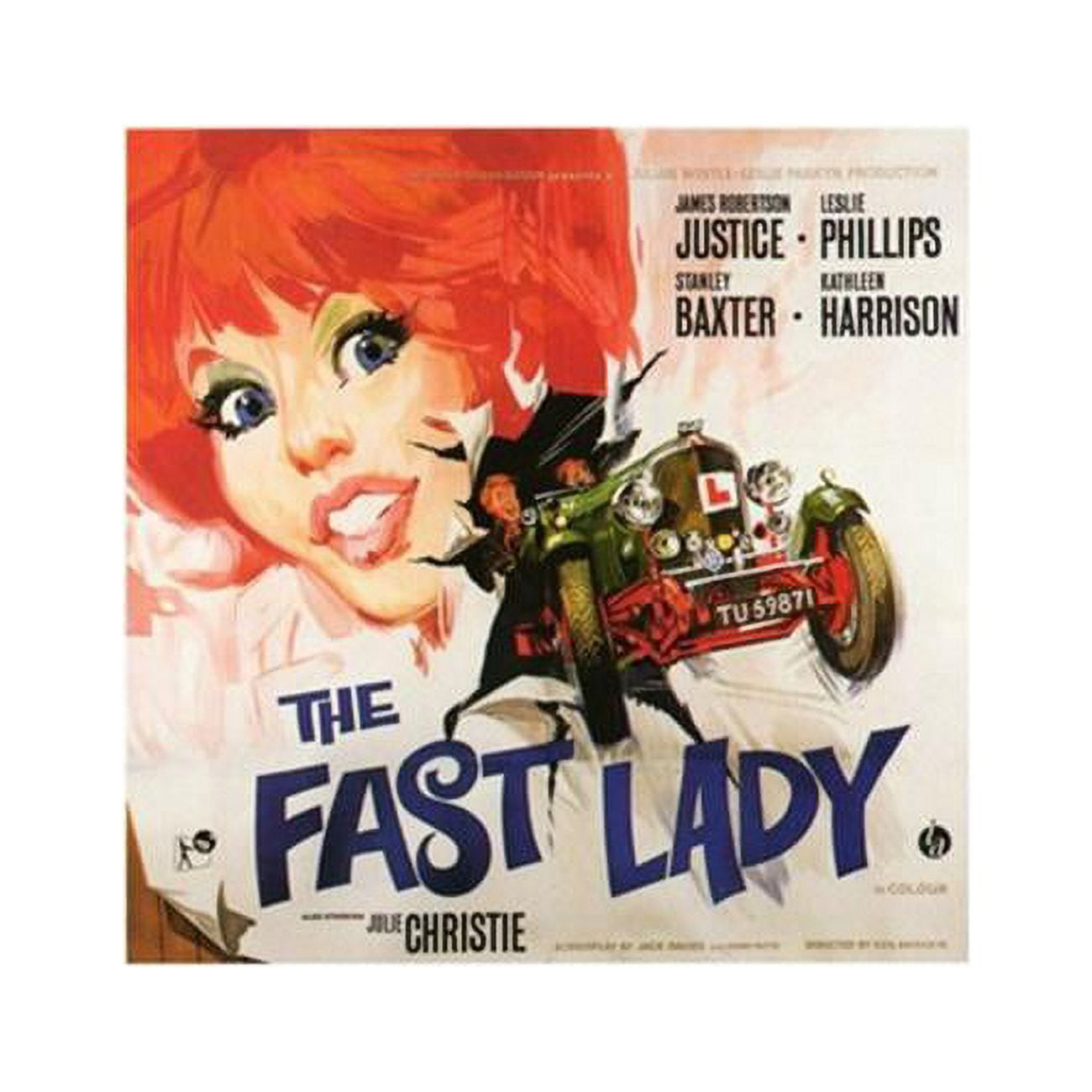 The Fast Lady Movie Poster - 11 x 17 in. - Walmart.com