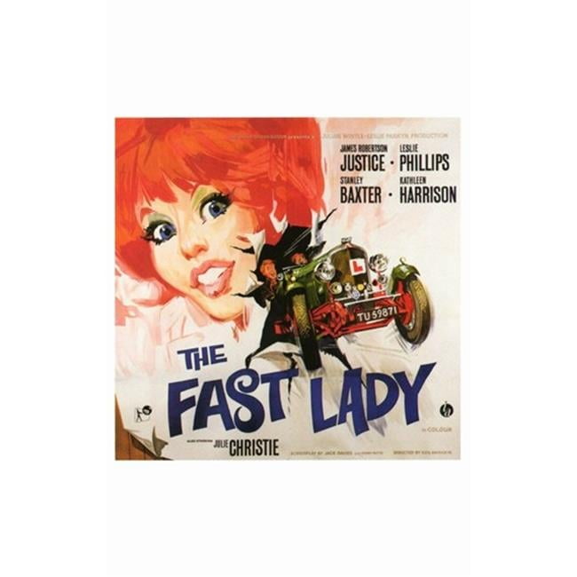 The Fast Lady Movie Poster - 11 x 17 in. - Walmart.com
