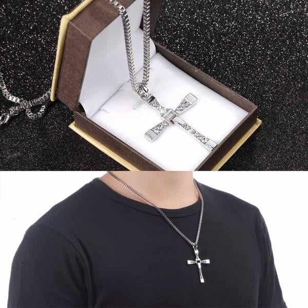 The Fast and The Furious Dominic Toretto's Fashion CROSS PENDANT Chain ...