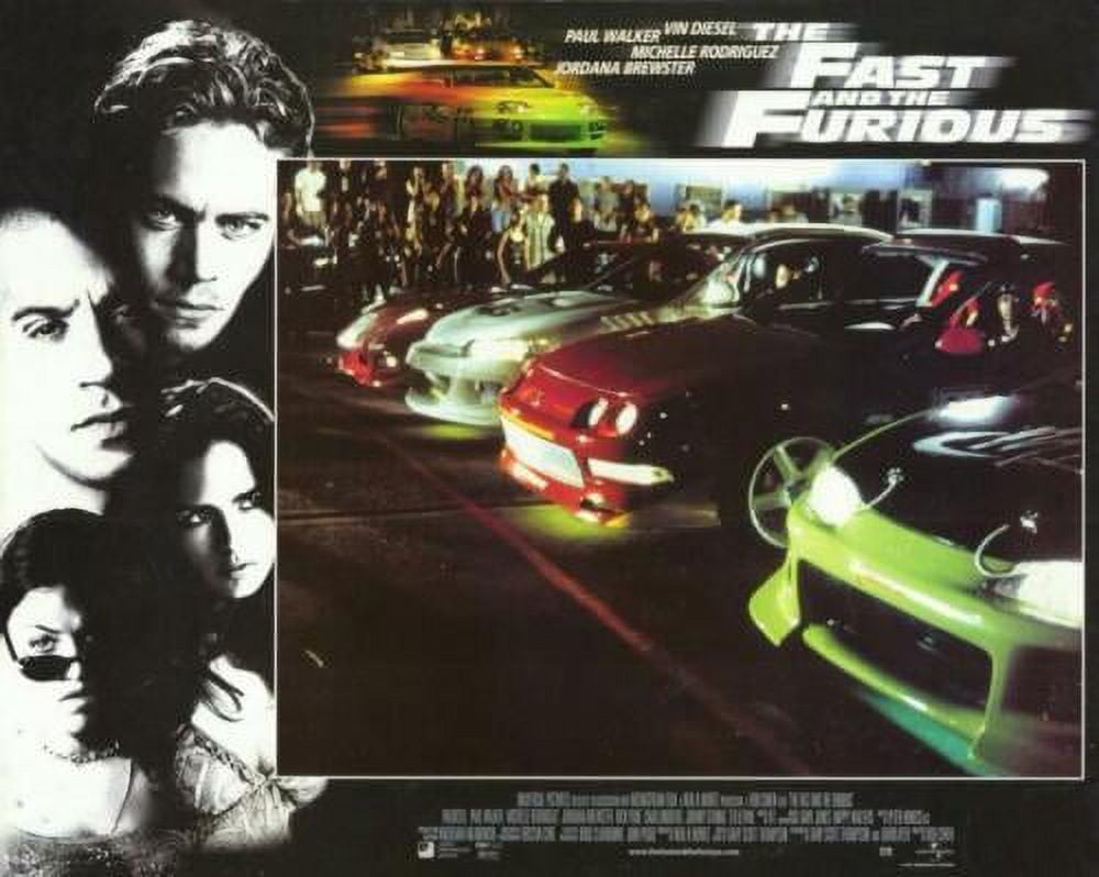 The Fast and the Furious Movie POSTER 11" x 14" Style H - Walmart.com