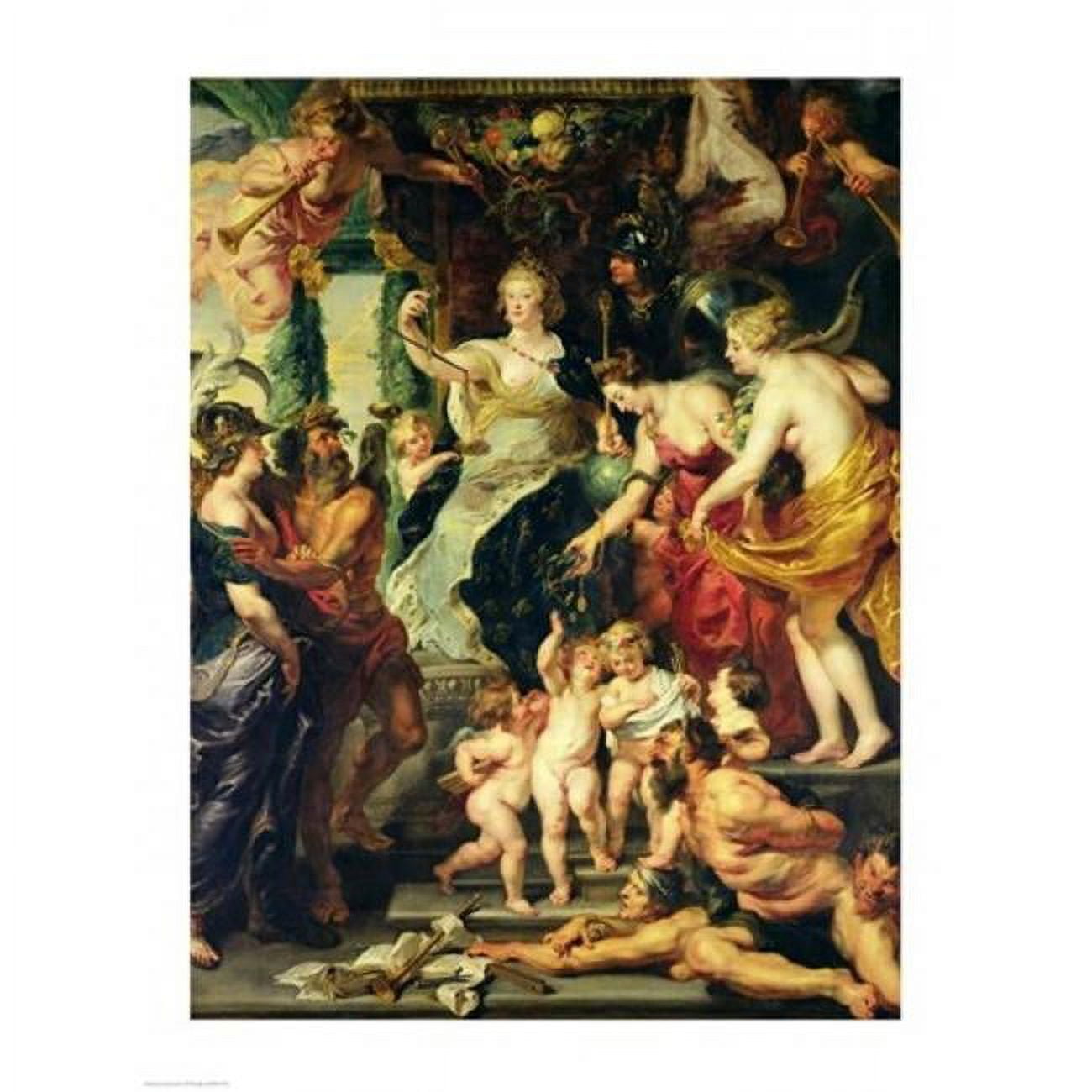 The Felicity of The Regency 1621-25 Poster Print by Peter Paul Rubens ...