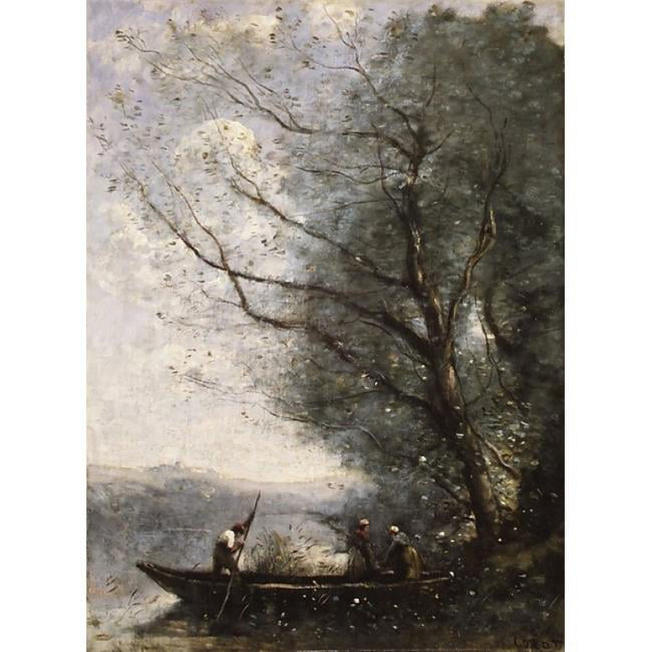 The Ferryman Poster Print by Camille Corot (French Paris 1796 ??1875 ...