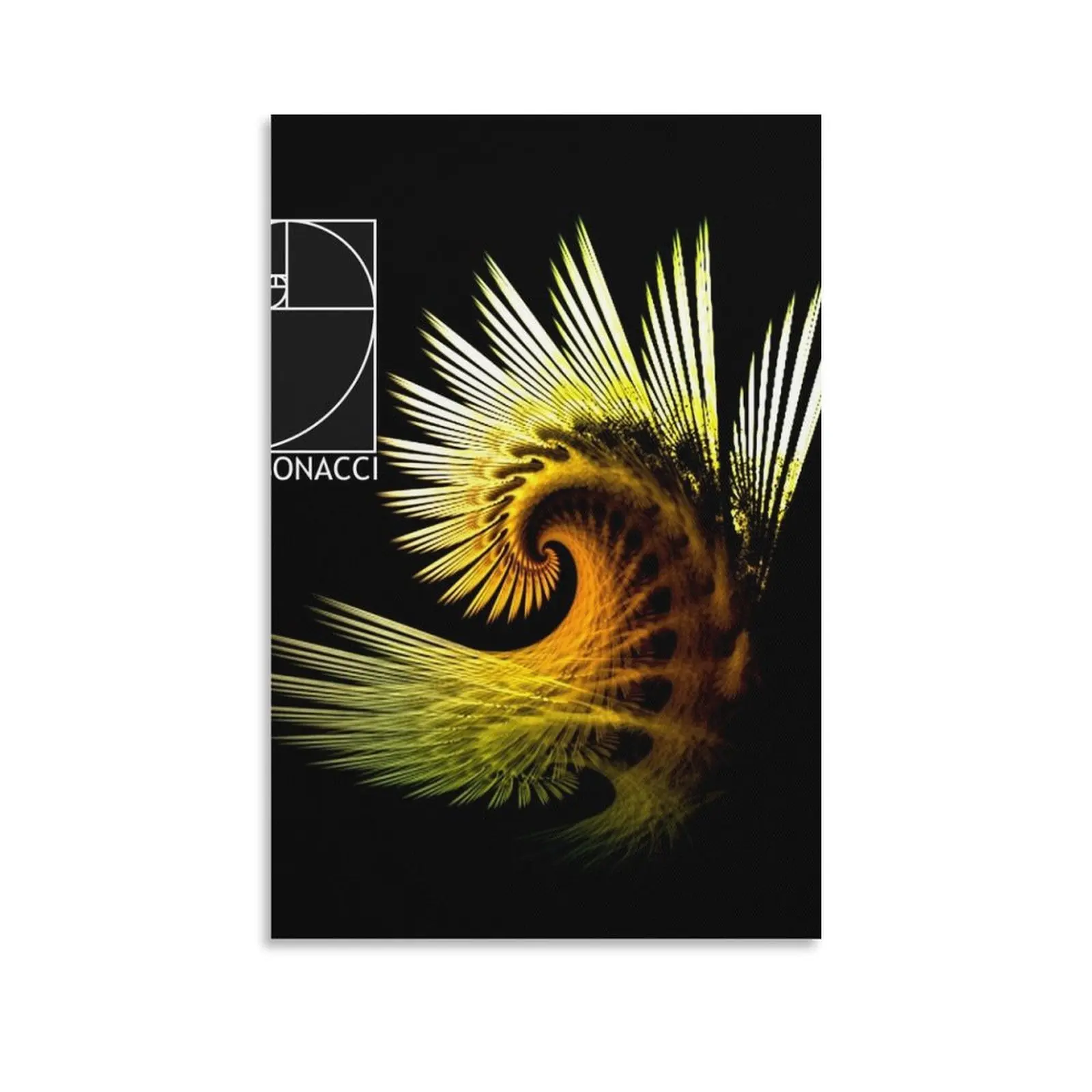 The Fibonacci Sequence - Nature's Code Fibonacci Fractal Canvas ...