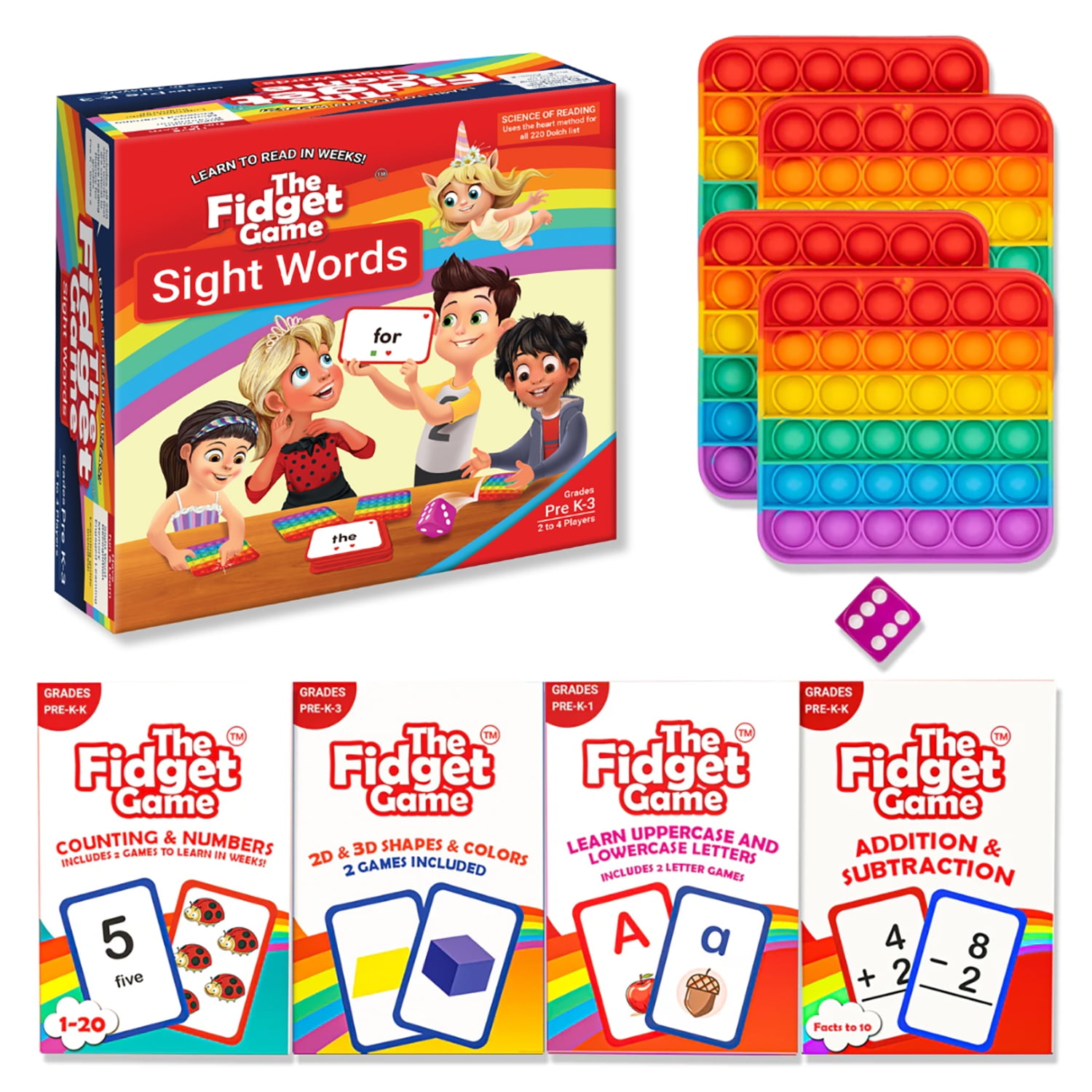The Fidget Game Kindergarten Learning Bundle - Walmart.com