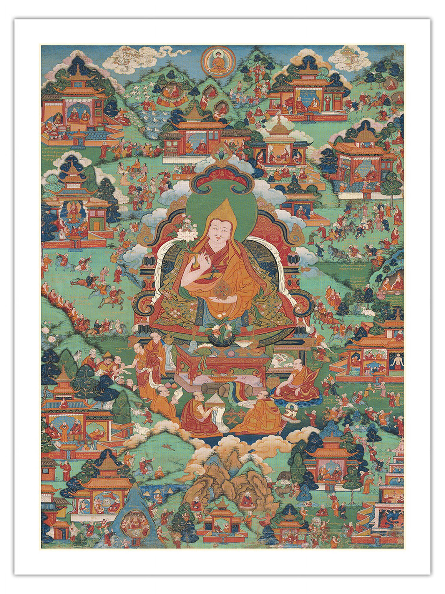 The Fifth Dalai Lama - Ngawang Losang Gyatso (1617-1682) - Vintage ...