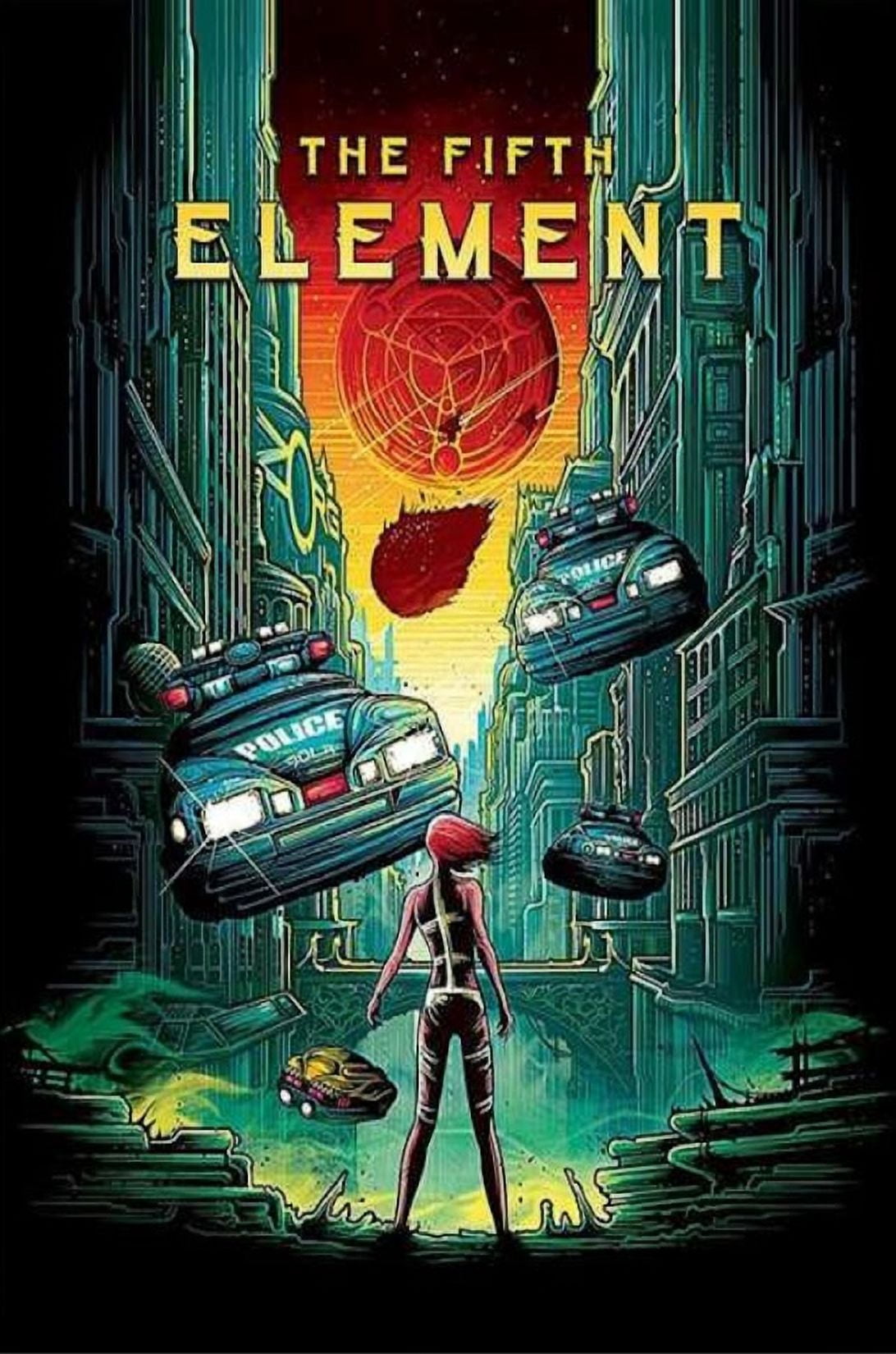 The Fifth Element 1997 Movie Poster 24x36 Bruce Willis Milla Jovovich ...
