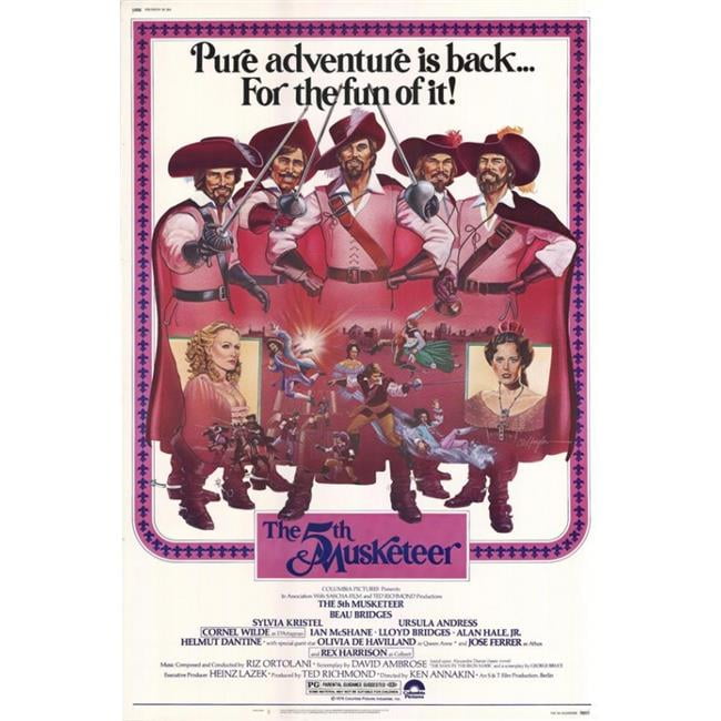 The Fifth Musketeer Movie Poster - 27 x 40 in. - Walmart.com