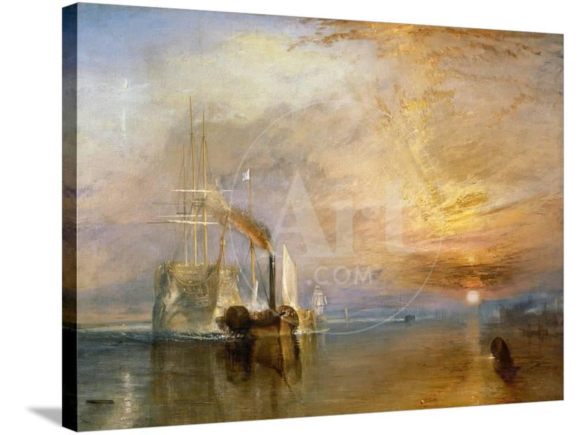 The Fighting Temeraire Tugged to Her Last Berth to be Broken Up, Before ...