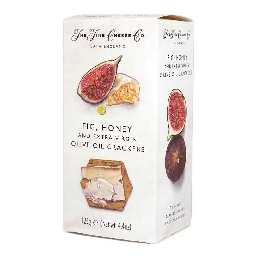 The Fine Cheese Co Fig, Honey & EVOO Crackers, 125 GR , 6 Pack ...