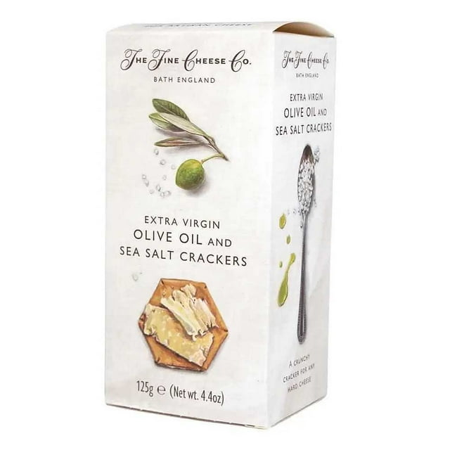 The Fine Cheese Co Sea Salt & Evoo Crackers, 125 GR , 6 Pack - Walmart.com