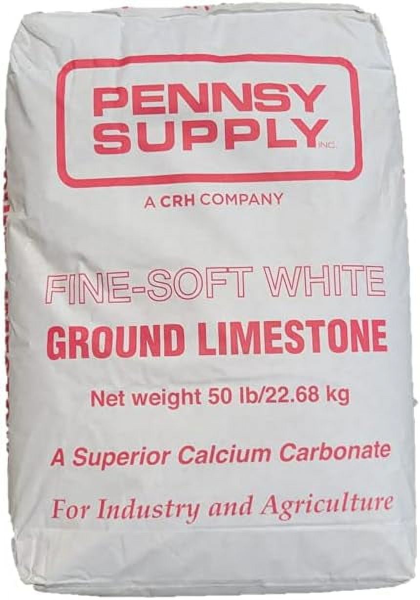 The Fine-Soft Ground White Limestone | 50 lbs | Multiple Uses | Calcium ...